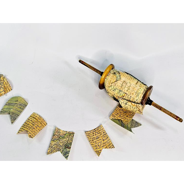 Bunting | Vintage Spool | Vintage Maps – Farmhouse Trading