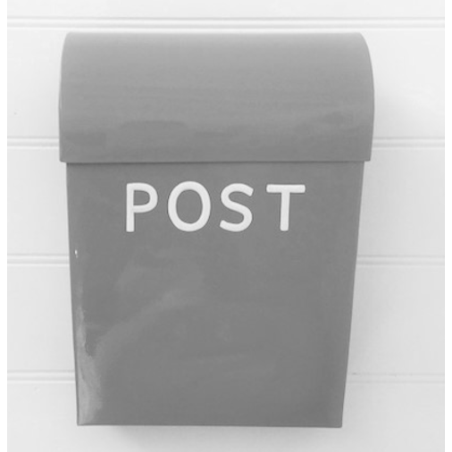 Post Box | Grey| Large Lockable – Farmhouse Trading